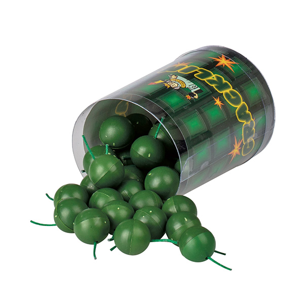 Nr.35 > Crackling Balls 40 stk. pvc rør | Krudt-Kongen.dk